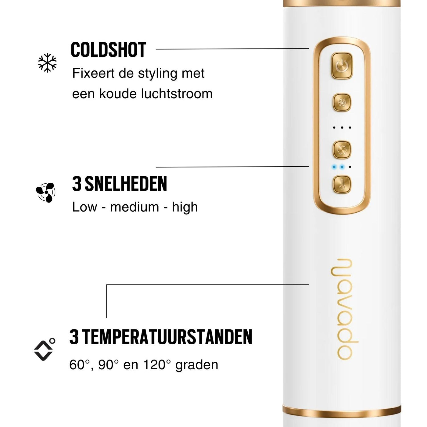 Navado Easystyler Pro 6-in-1 Airwrap fohn