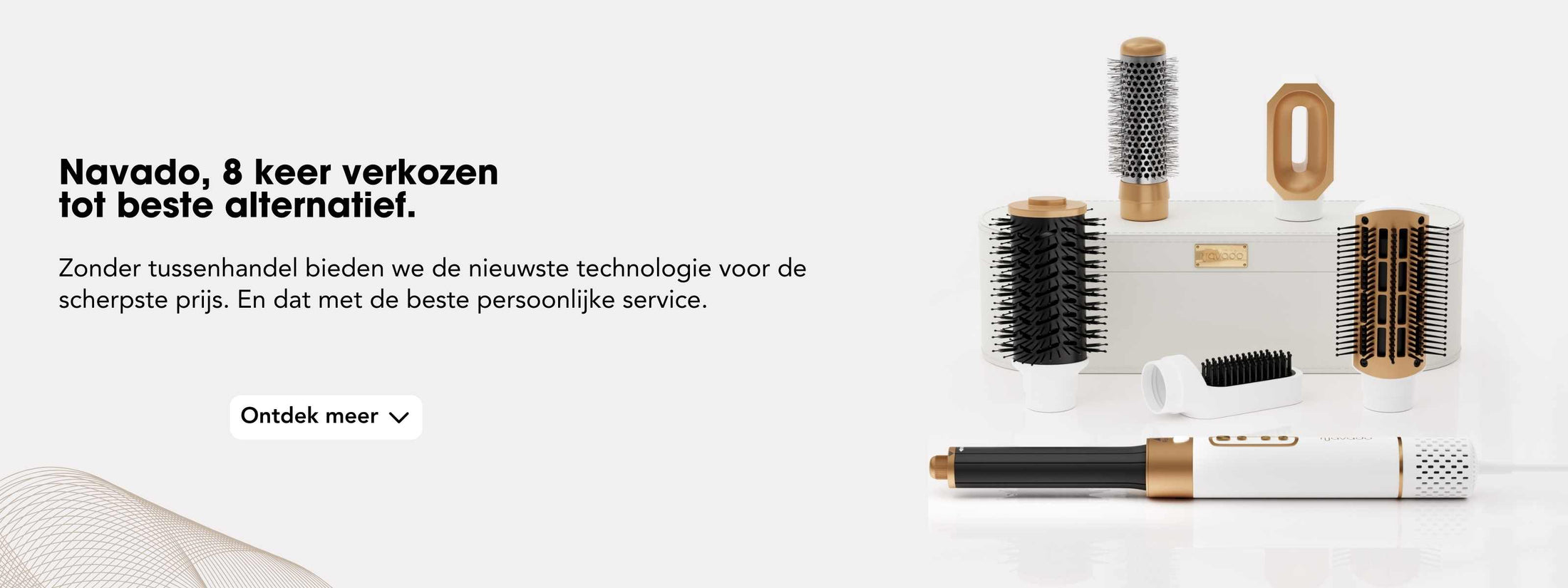 Krachtige en gezonde Airwrap - Navado Easystyler Pro